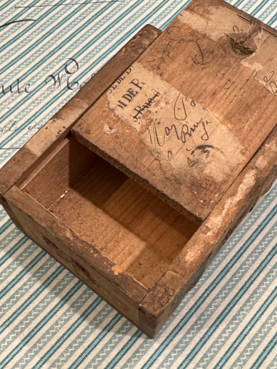 Vintage French Boxes with Worn Red Seals – Monahan Papers