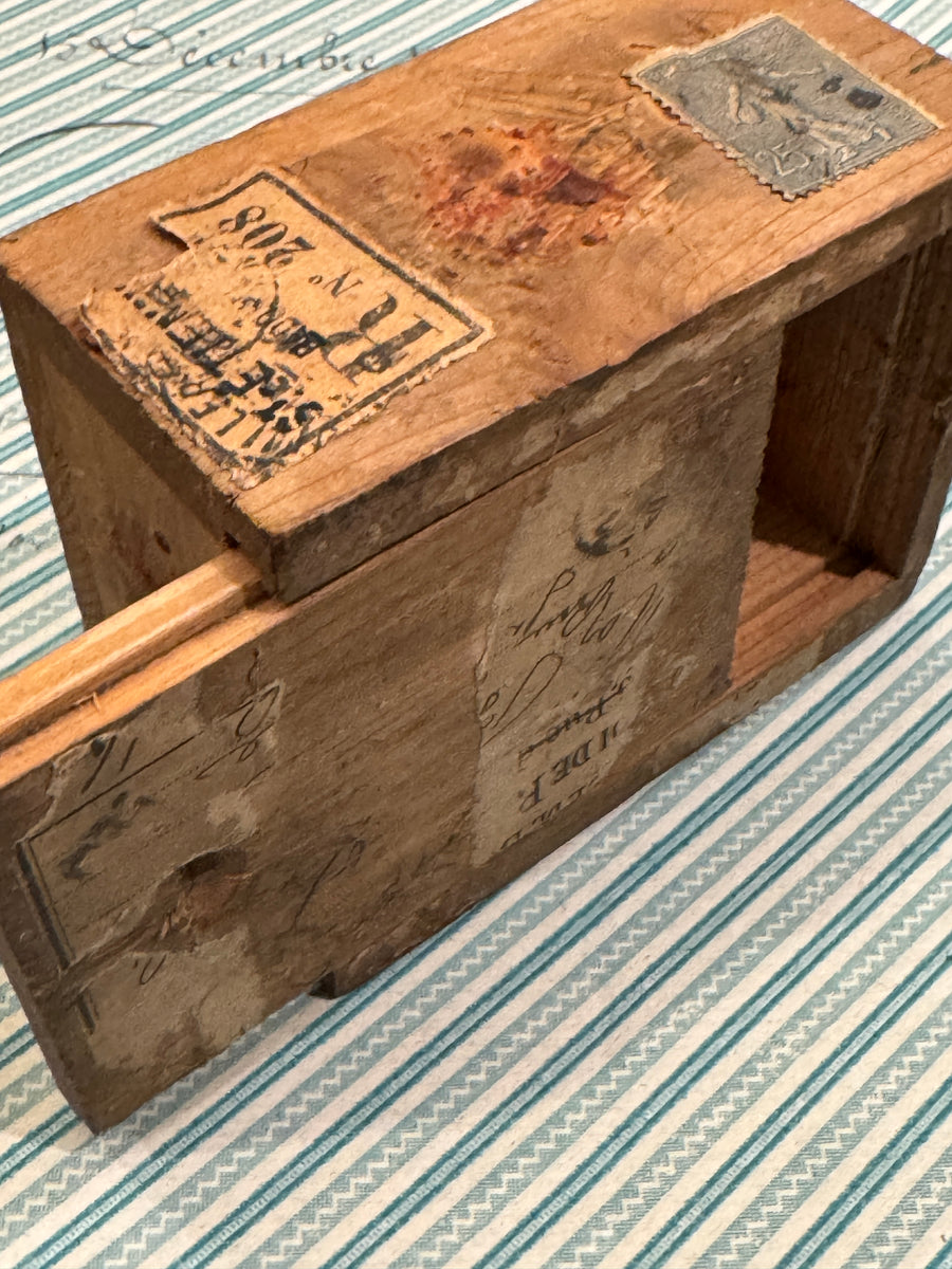 Vintage French Boxes with Worn Red Seals – Monahan Papers
