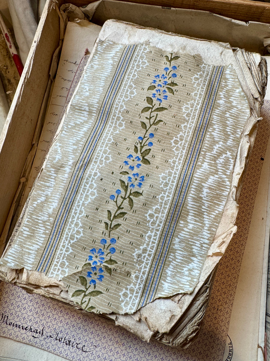 RESERVED - Large Antique French 1700s Deckled Edge Book – Monahan Papers
