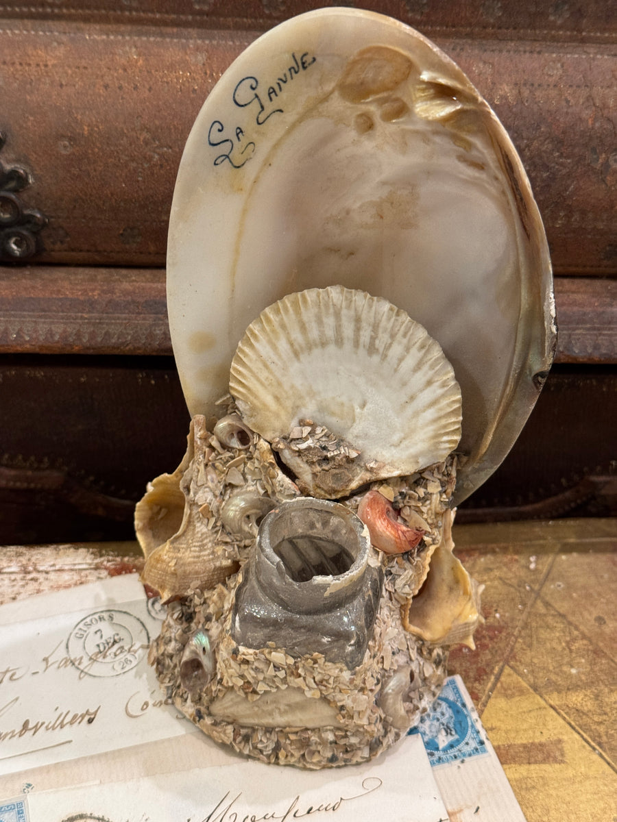 Antique French Seashell Inkwell Art – Monahan Papers