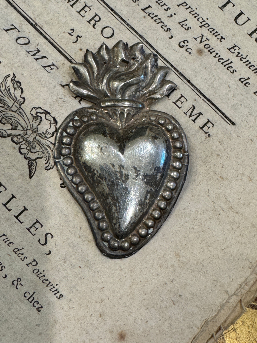 Original Early 1800s Antique Silver Italian Ex Voto – Monahan Papers