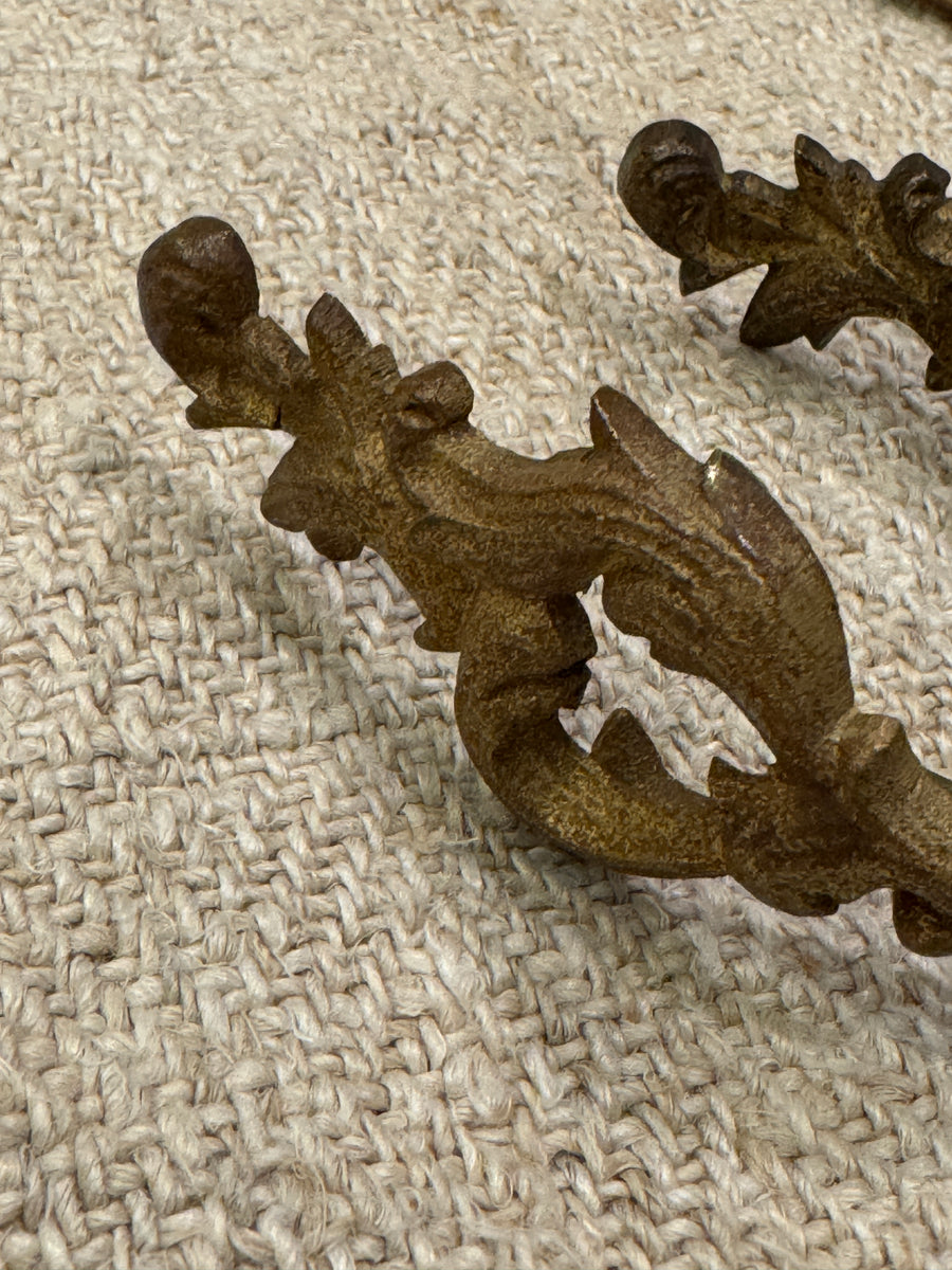 Antique French Ormolu Curtain Tie Back Holders – Monahan Papers