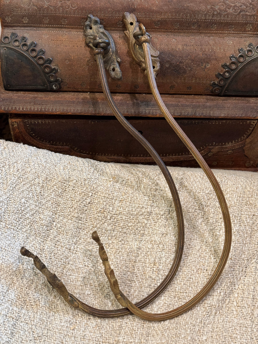Antique French Ormolu Curtain Tie Back Holders – Monahan Papers
