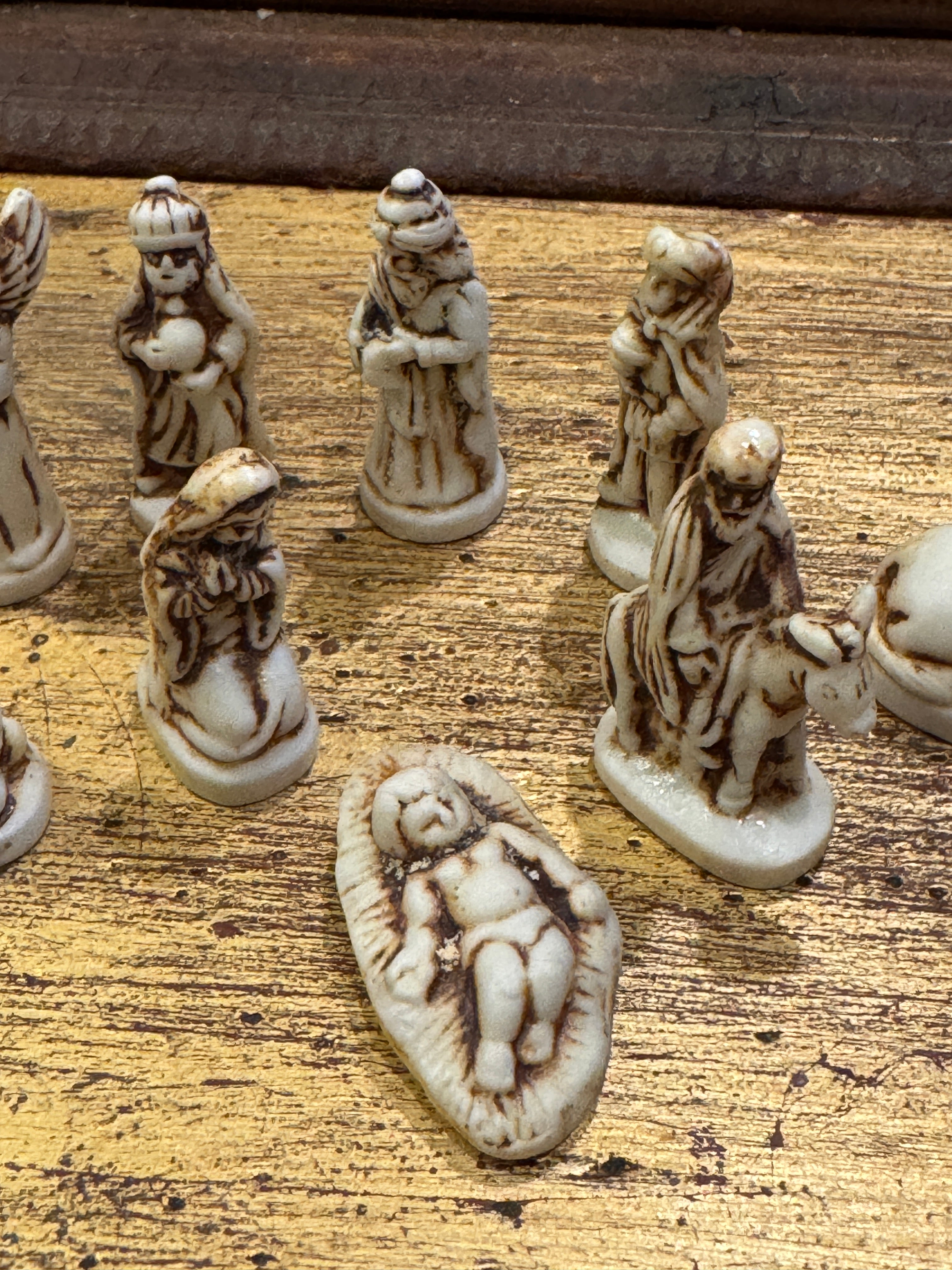 Antique French Nativity Santons from Marseille - Set/9 – Monahan Papers