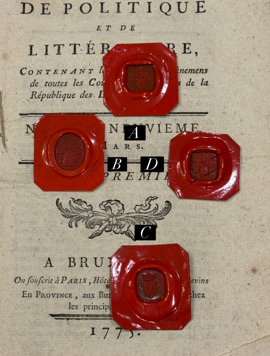 Rare French Red Wax Seal Impressions - F1A – Monahan Papers