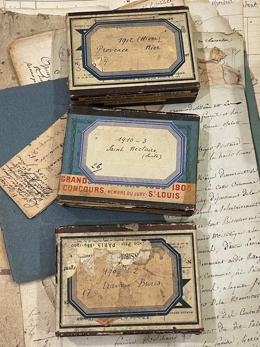 Original Antique French Paper Boxes – Monahan Papers