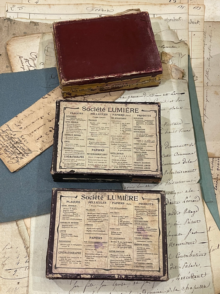 Original Antique French Paper Boxes – Monahan Papers