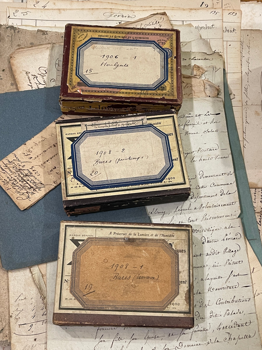 Original Antique French Paper Boxes – Monahan Papers