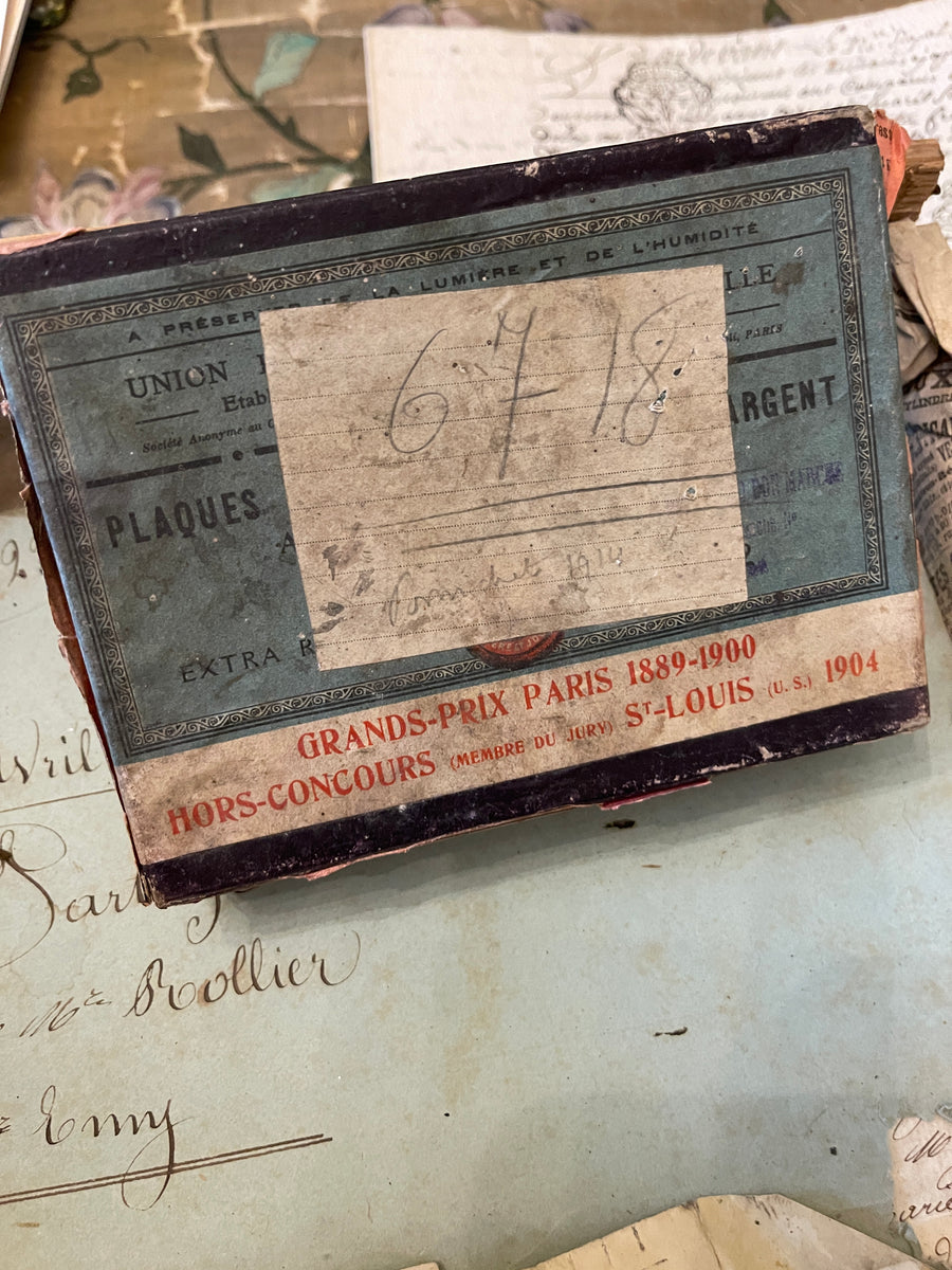Original Antique French Paper Boxes - Set G – Monahan Papers