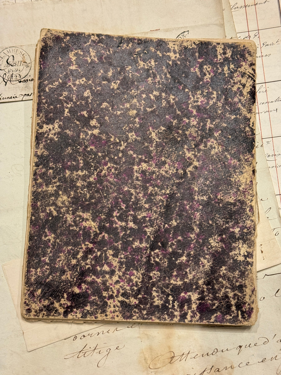 Antique 1800's French Notebook – Monahan Papers