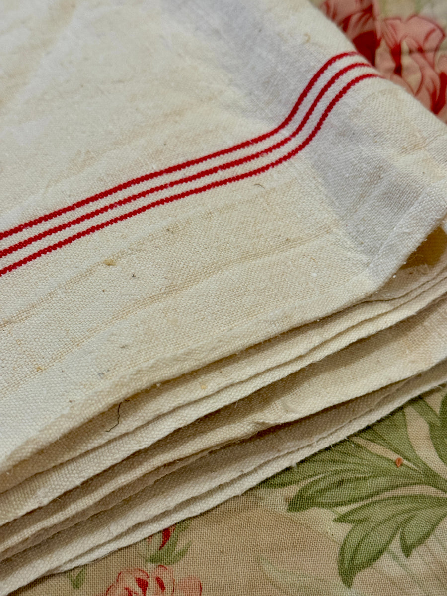 1800s Antique French Linen Torchon * – Monahan Papers