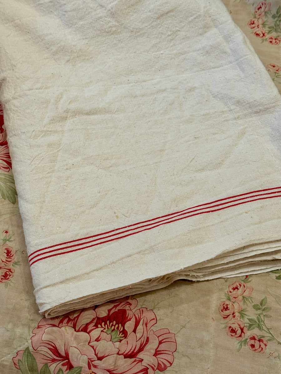 1800s Antique French Linen Torchon * – Monahan Papers