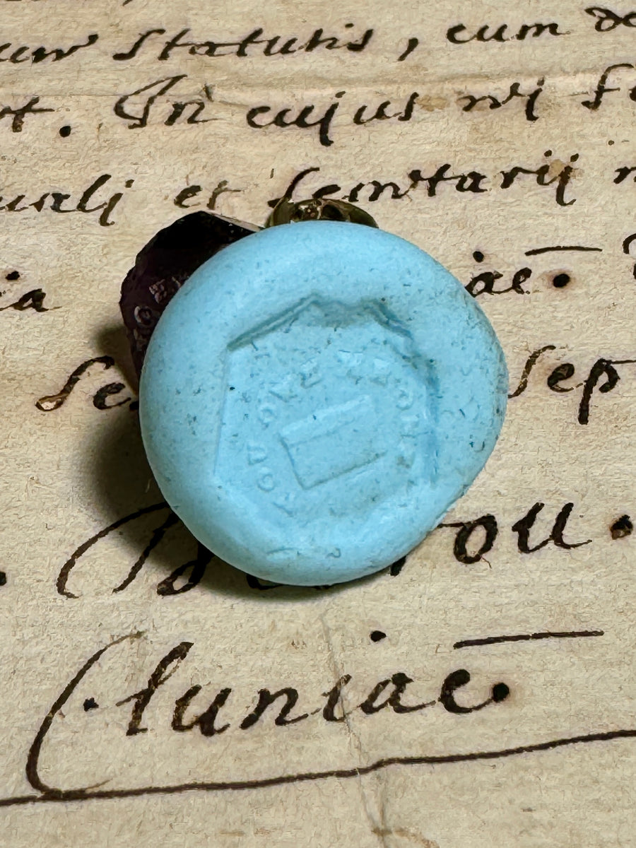 Antique Georgian Amethyst Motto Seal/ – Monahan Papers