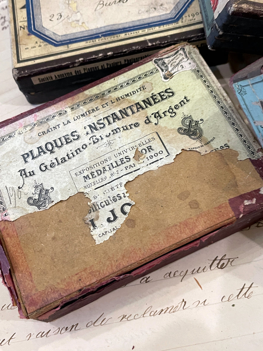 Original Antique French Paper Boxes - Set C – Monahan Papers