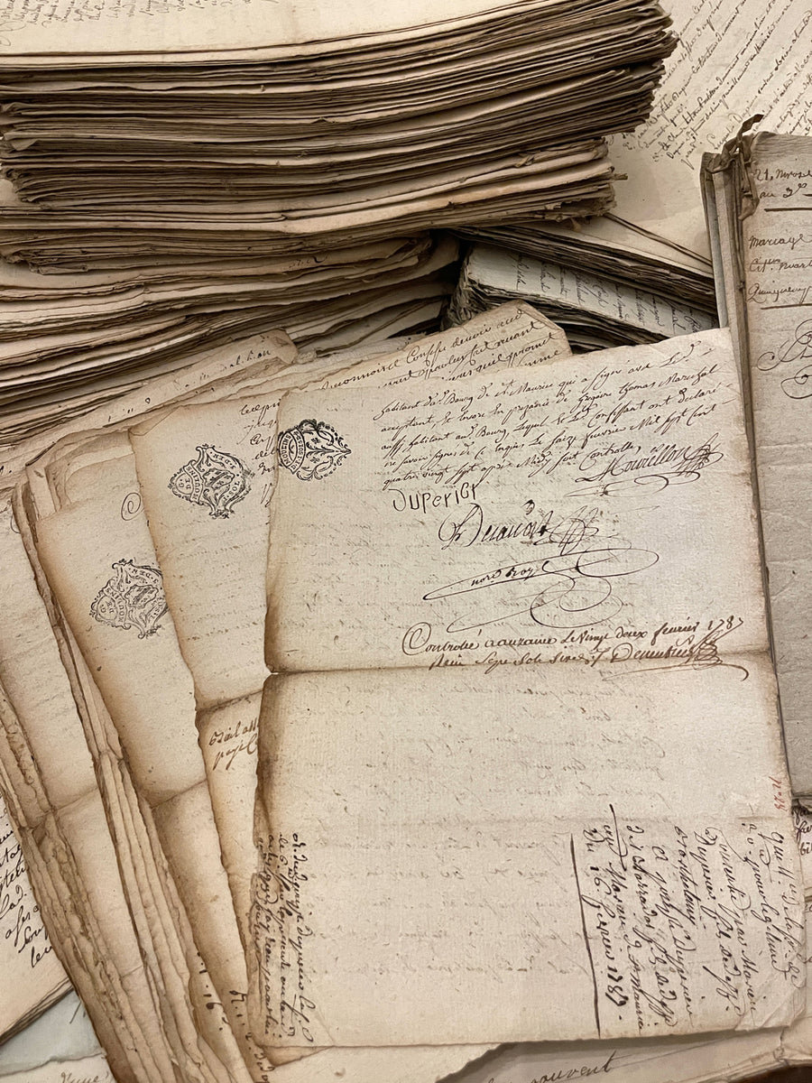 Antique French Ephemera – Monahan Papers