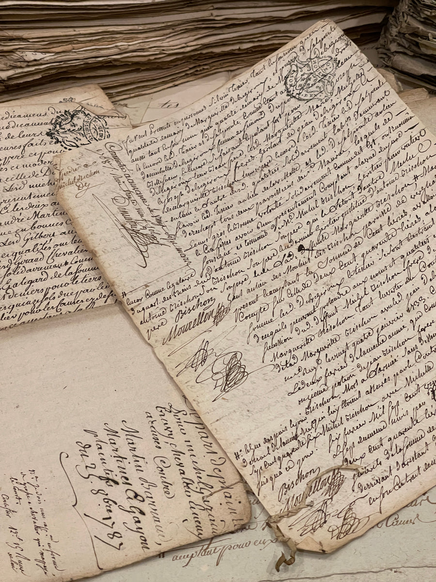 Antique French Ephemera – Monahan Papers