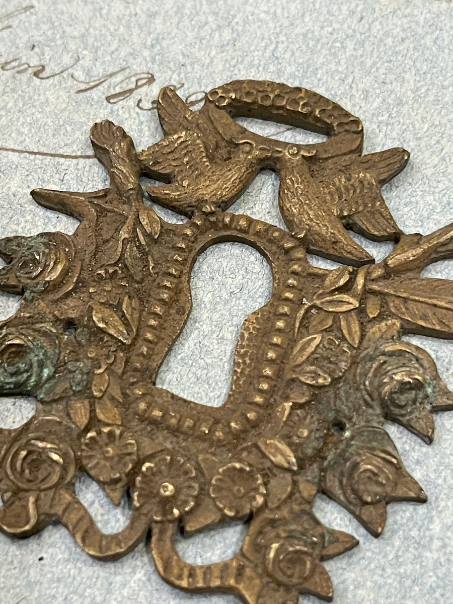 19th Century French Escutcheon Keyhole Covers - F – Monahan Papers