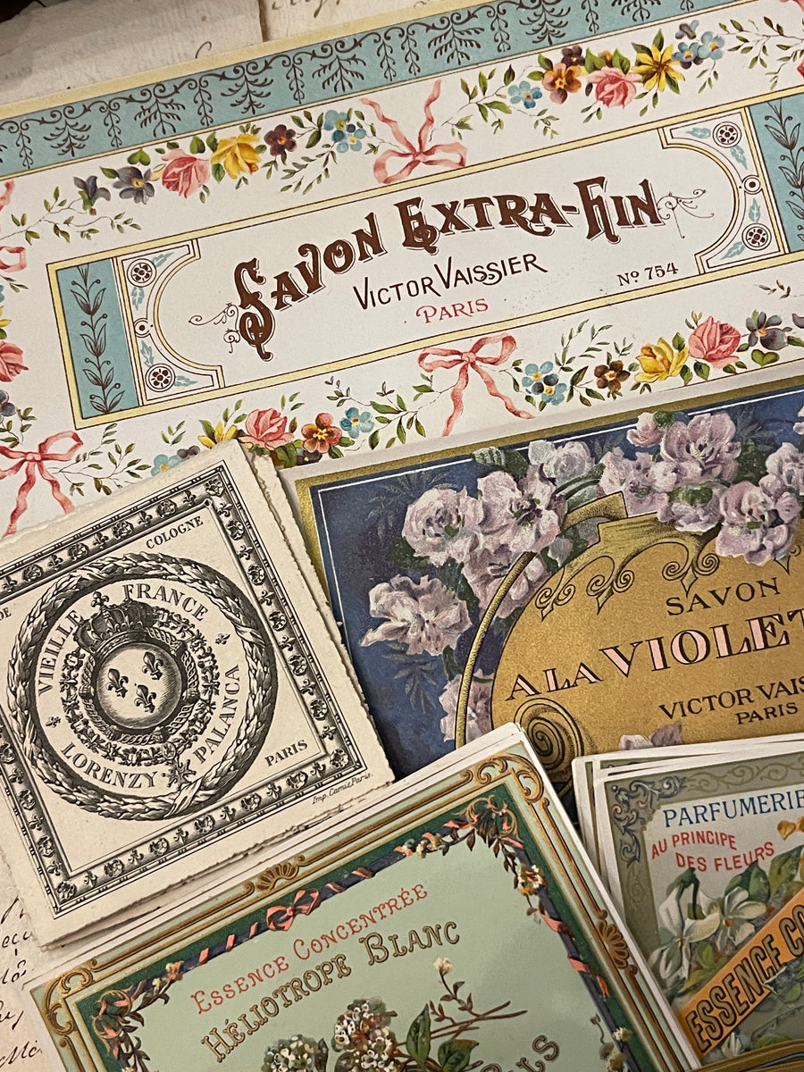 Antique Original French Perfume Labels - A – Monahan Papers