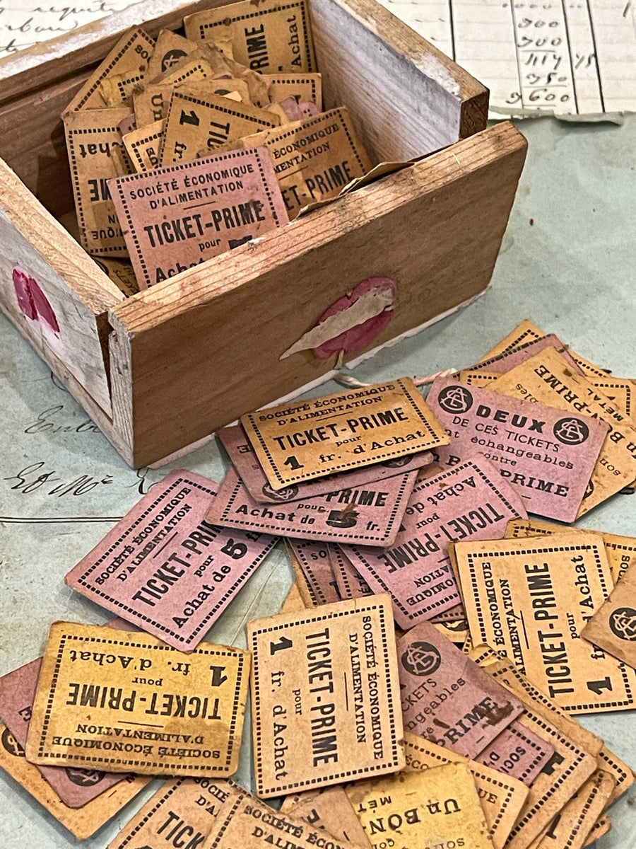 Vintage French Tickets in sets of 8 – Monahan Papers