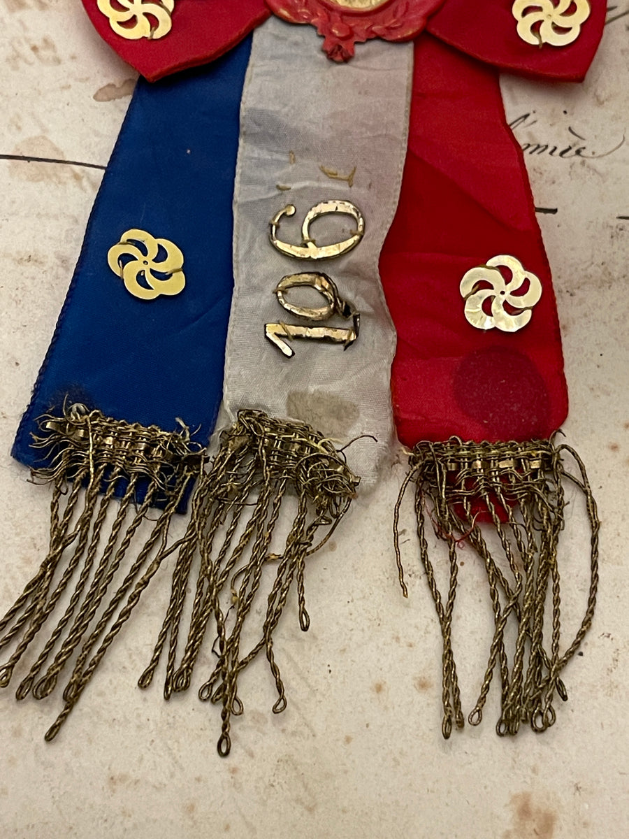 RF Flag Conscrit with Tinsel – Monahan Papers