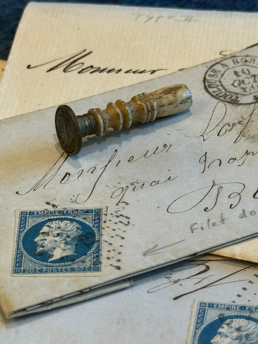 1800's Victorian "FOR EVER" Motto Intaglio Letter Seal – Monahan Papers