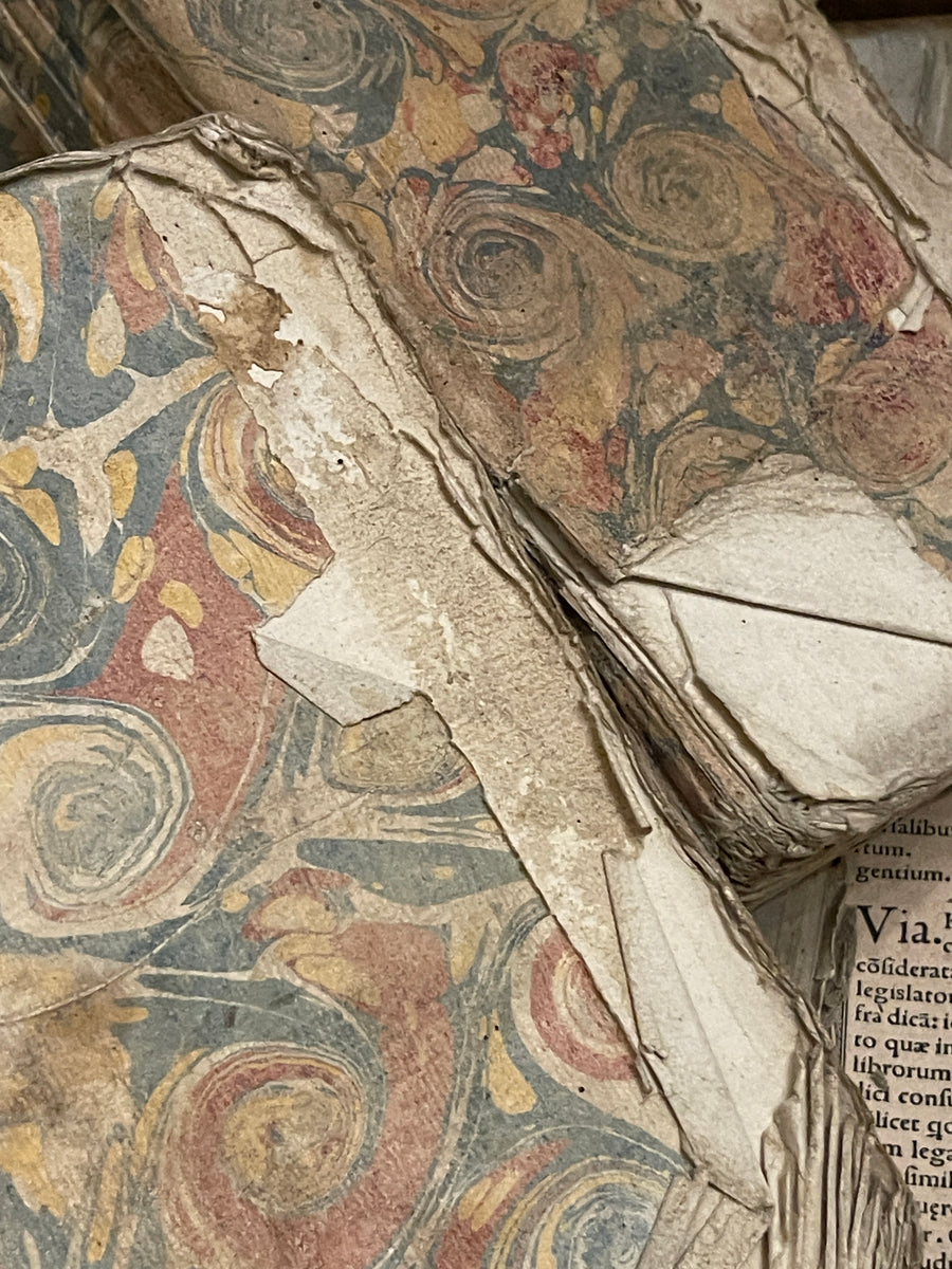 1700s Marbled French Books – Monahan Papers