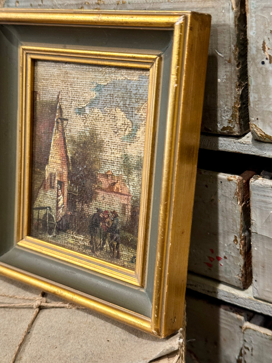 1800s Antique French Miniature Painting – Monahan Papers