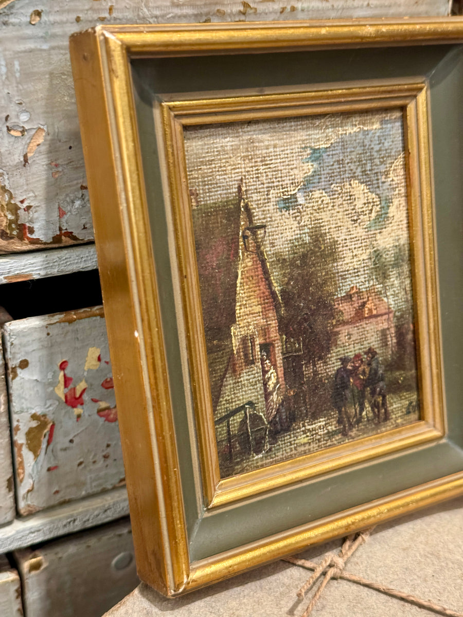 1800s Antique French Miniature Painting – Monahan Papers