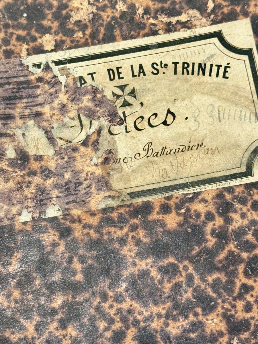 Antique French 1800s Notebook – Monahan Papers