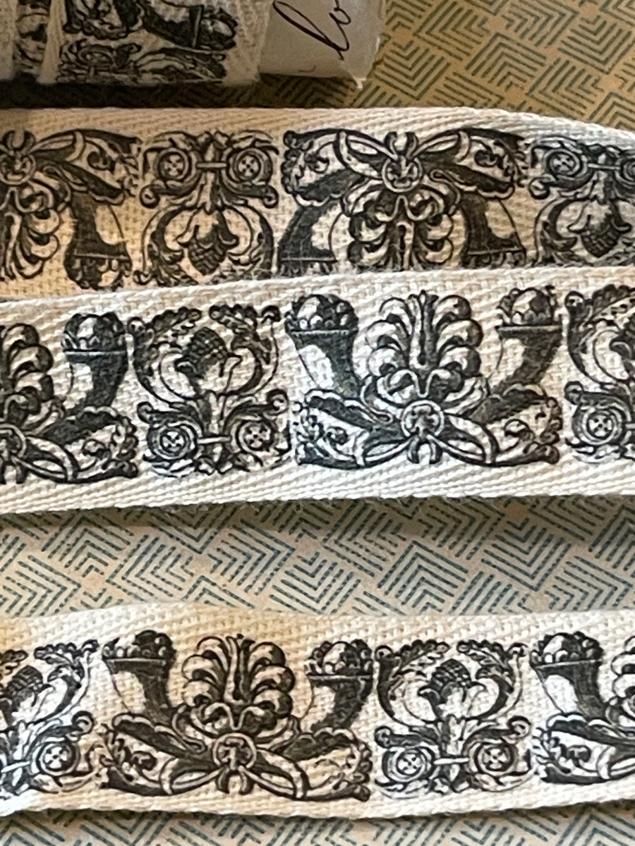Woodcut Royal French Plume Ribbon – Monahan Papers
