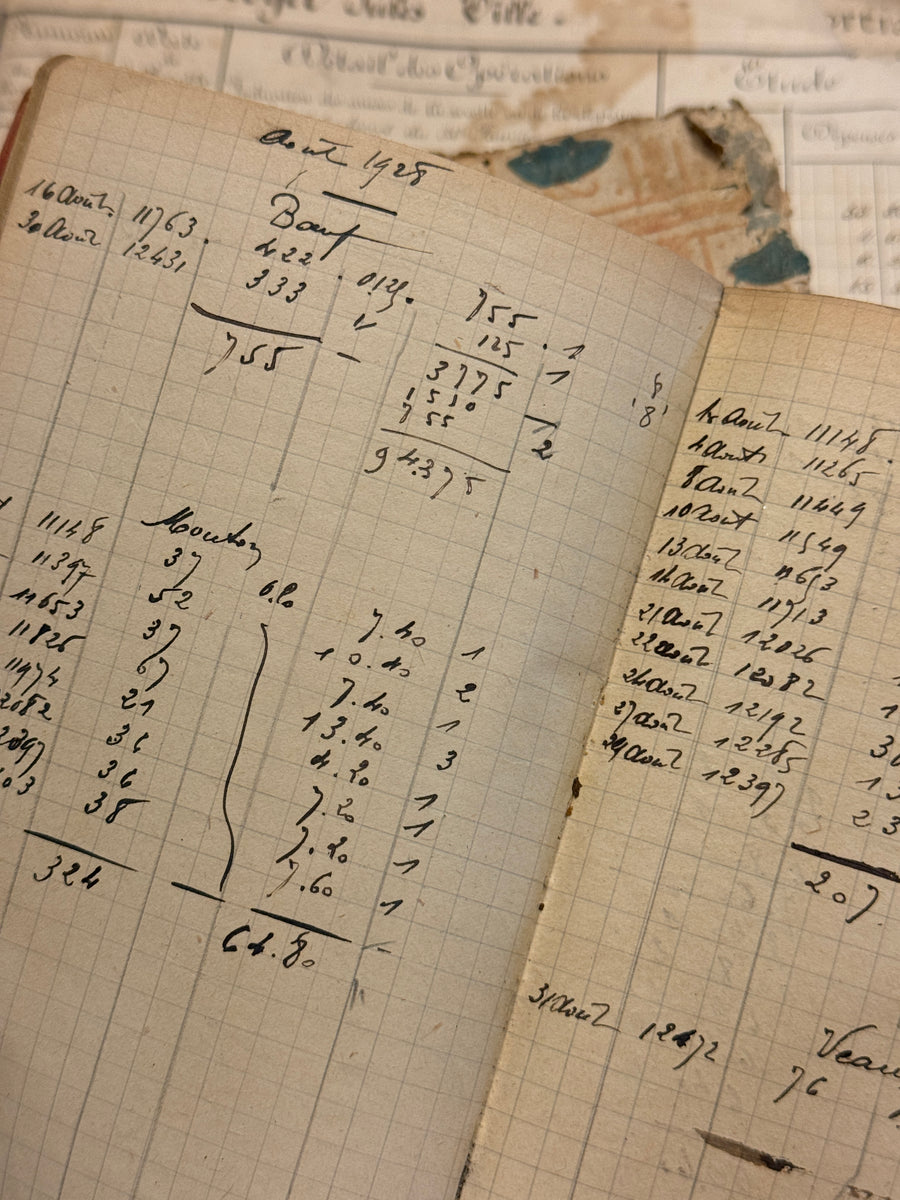 Vintage 1925 French Notebook – Monahan Papers