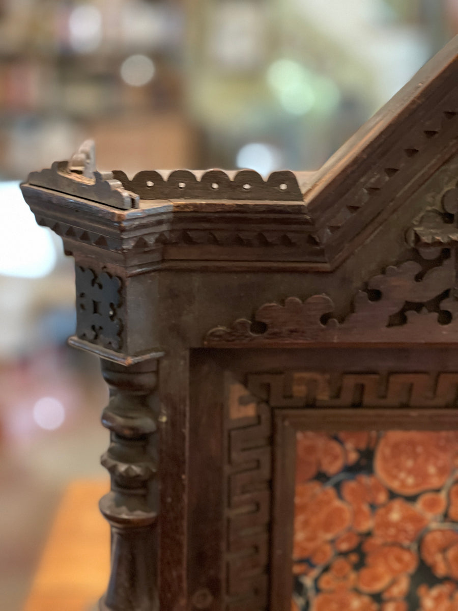 Early French Antique Niche Relic Cabinet – Monahan Papers