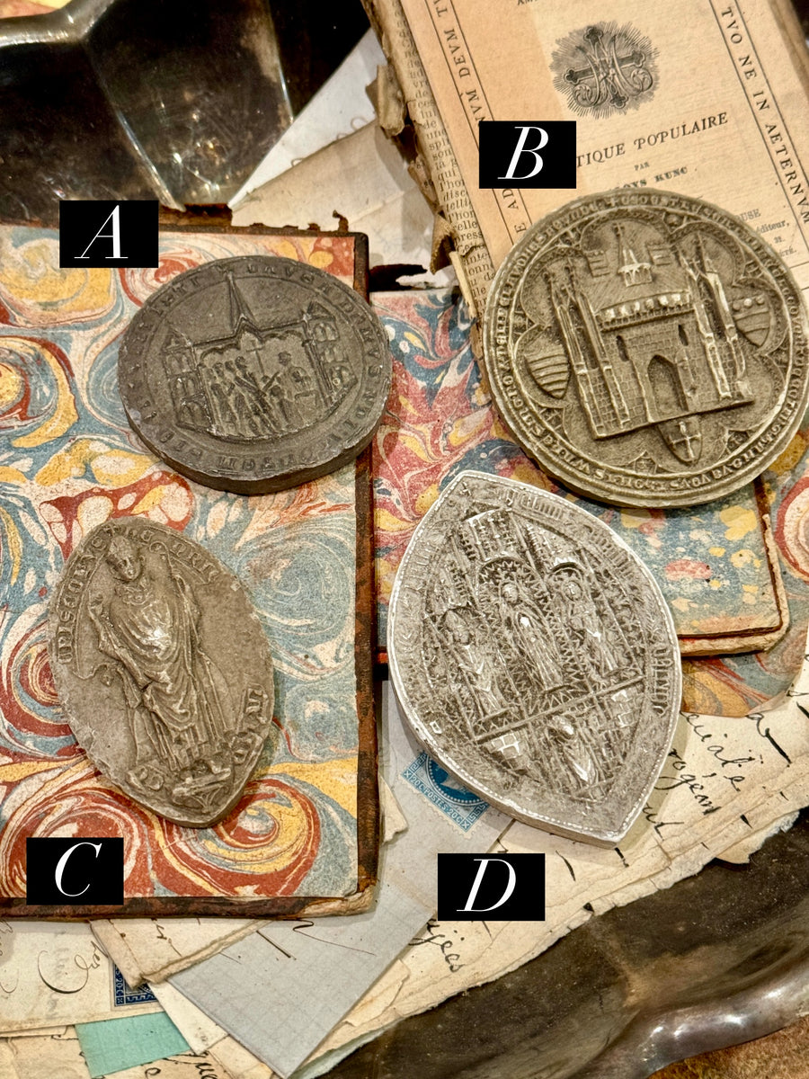 Vintage Medieval Seal Matrice Resin Castings – Monahan Papers