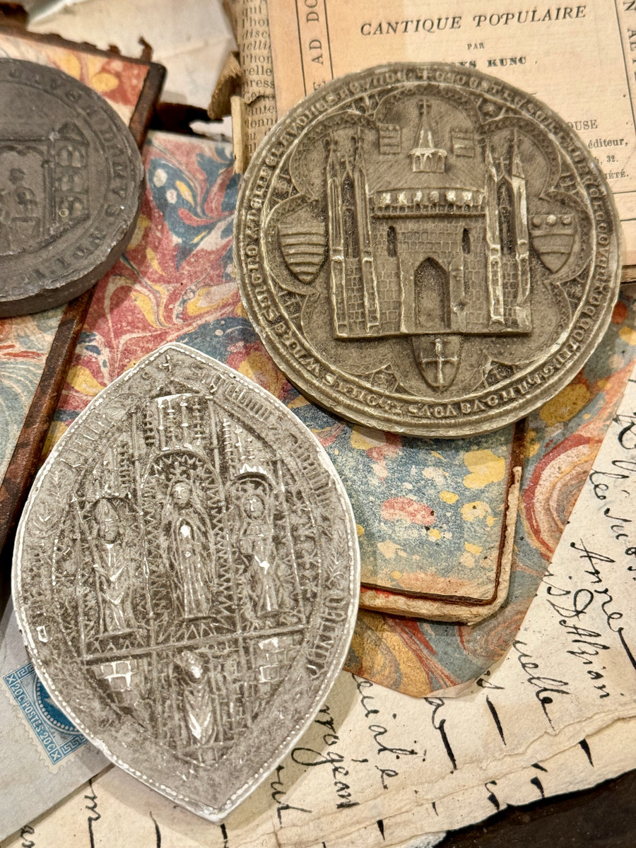 Vintage Medieval Seal Matrice Resin Castings – Monahan Papers