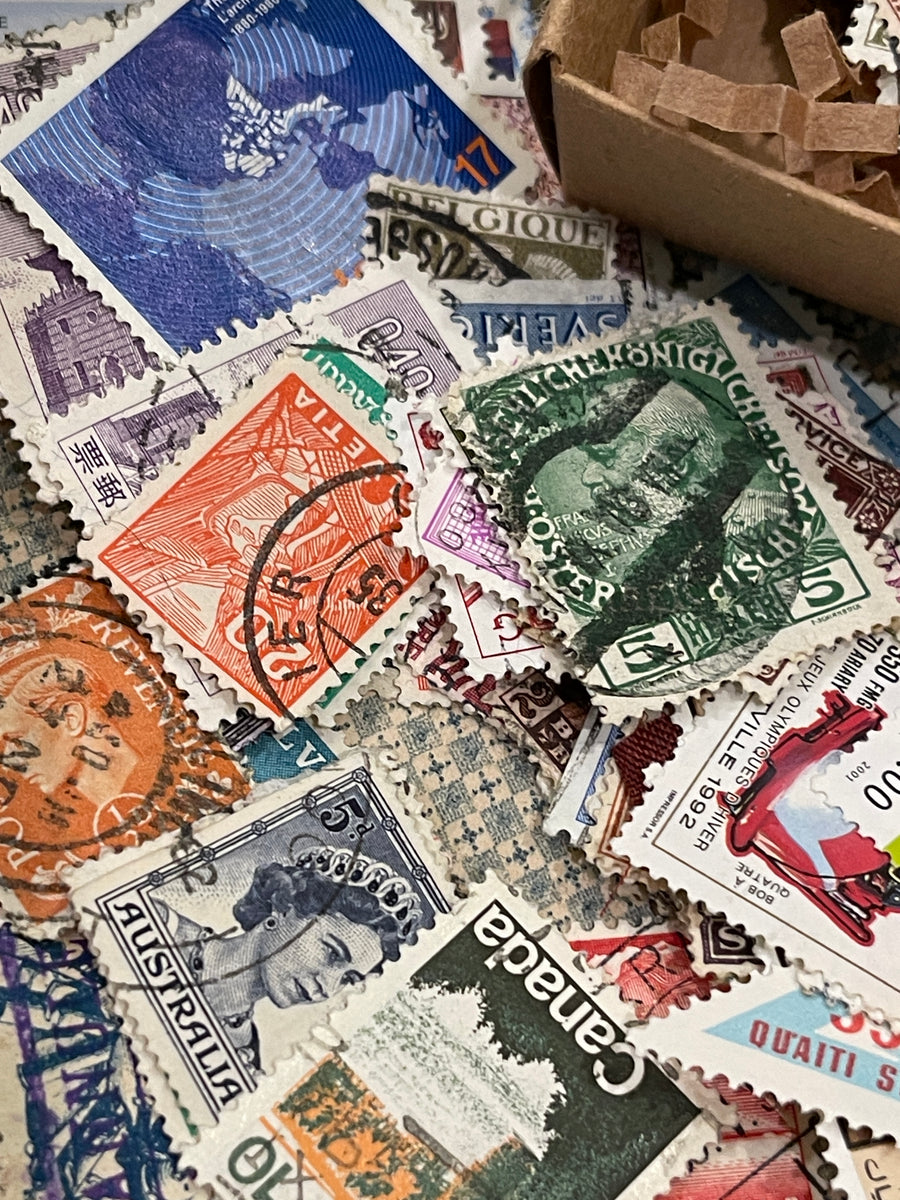 Collection of 50 World Stamps – Monahan Papers