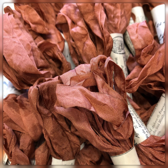 Distressed Aged Desert Sand Ribbon Approximately 5 yards – Monahan Papers