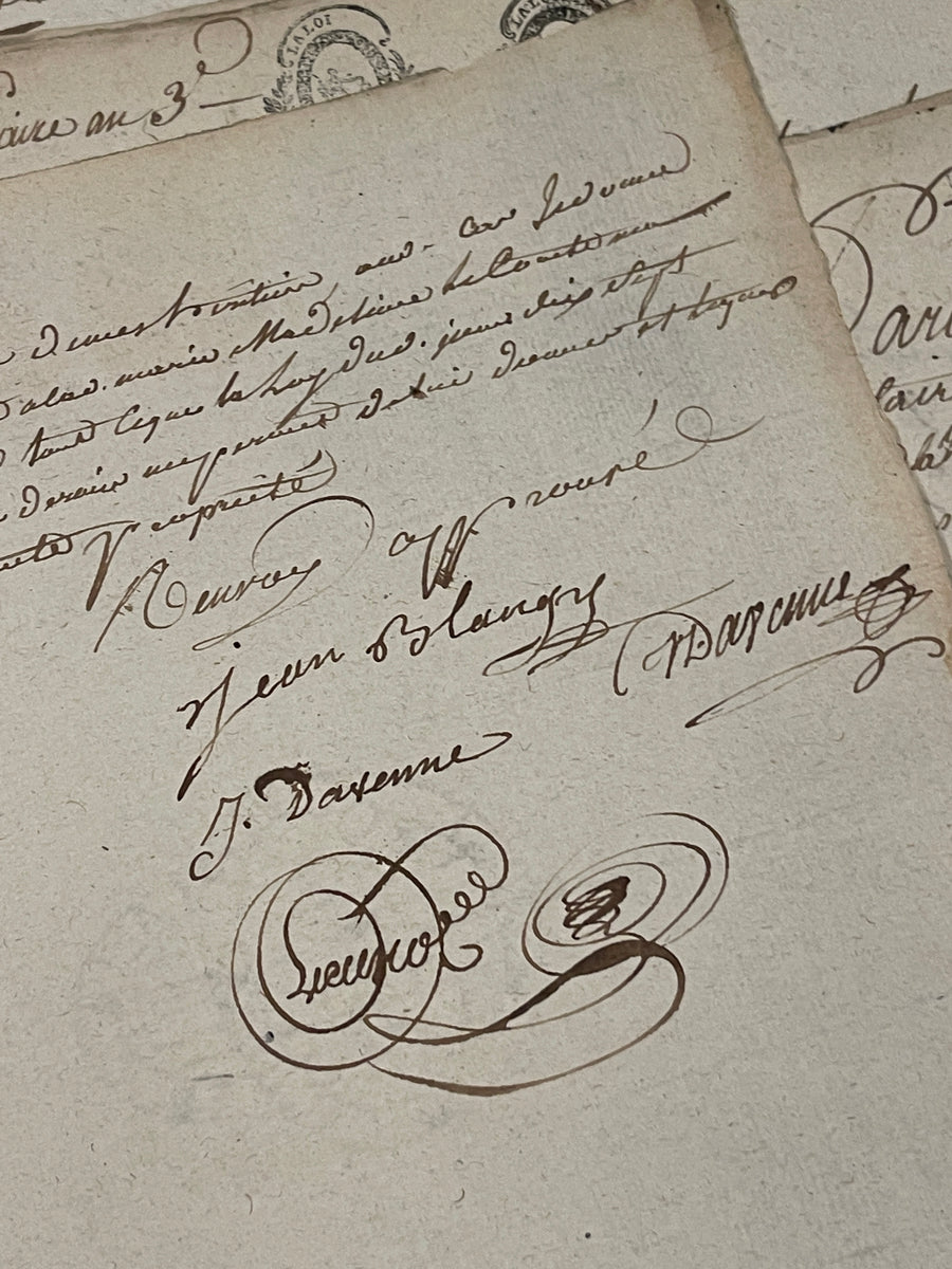 Antique French Ephemera – Monahan Papers