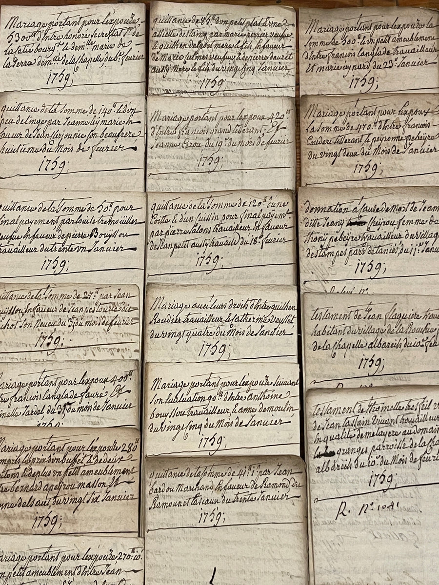 Antique French Ephemera – Monahan Papers