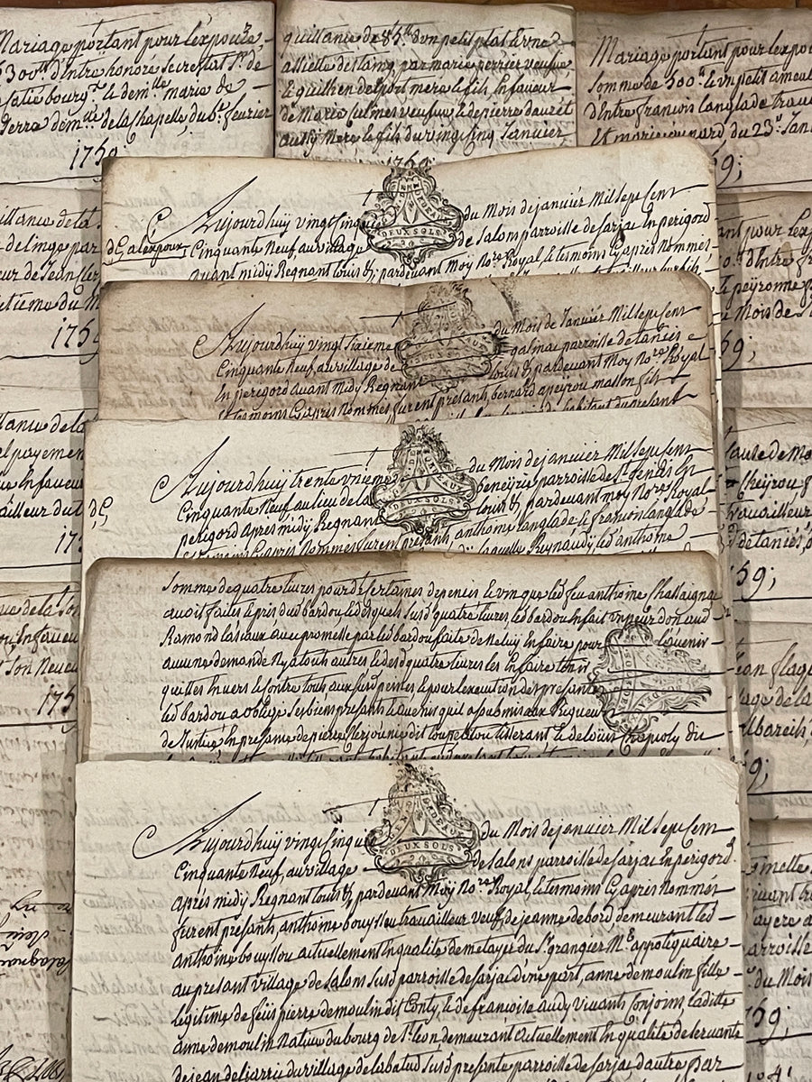 Antique French Ephemera – Monahan Papers