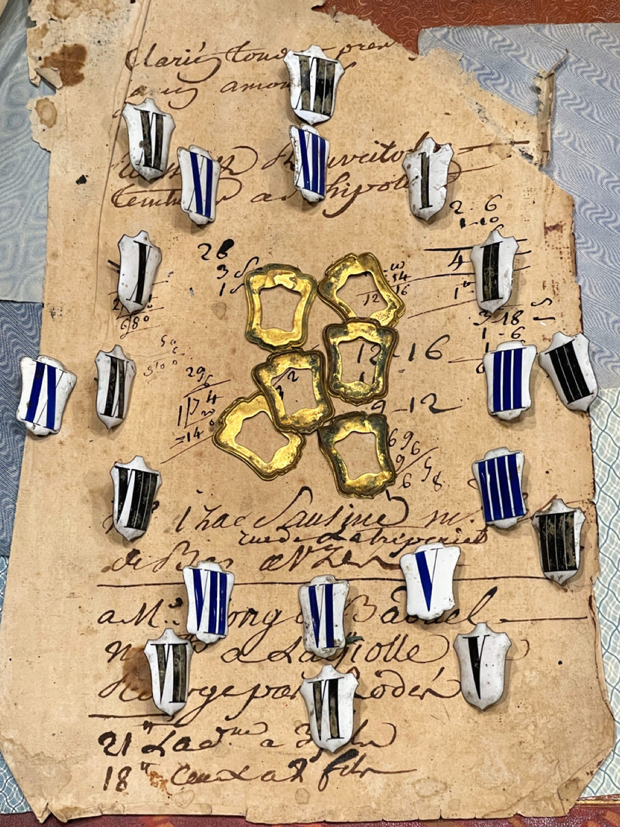 Enamel French Enamel Numbers – Monahan Papers