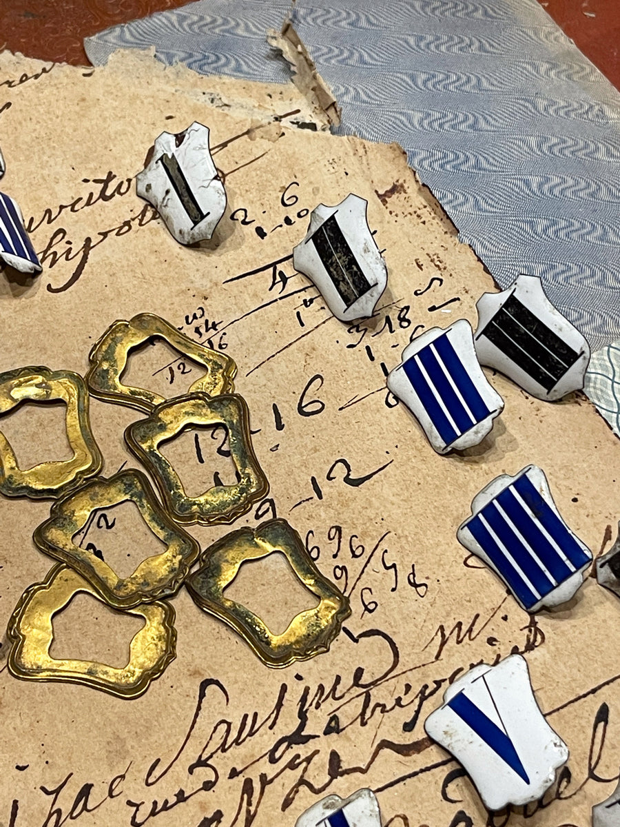 Enamel French Enamel Numbers – Monahan Papers