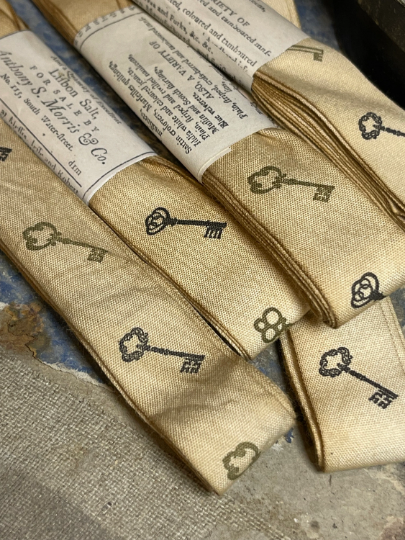 French Keys Ribbon – Monahan Papers